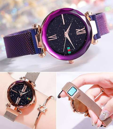 Starry Sky Watch изысканные часы в наборе с браслетом